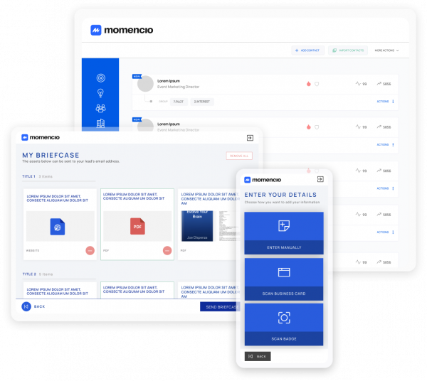 Elevate event lead capture tech with momencio's new UI