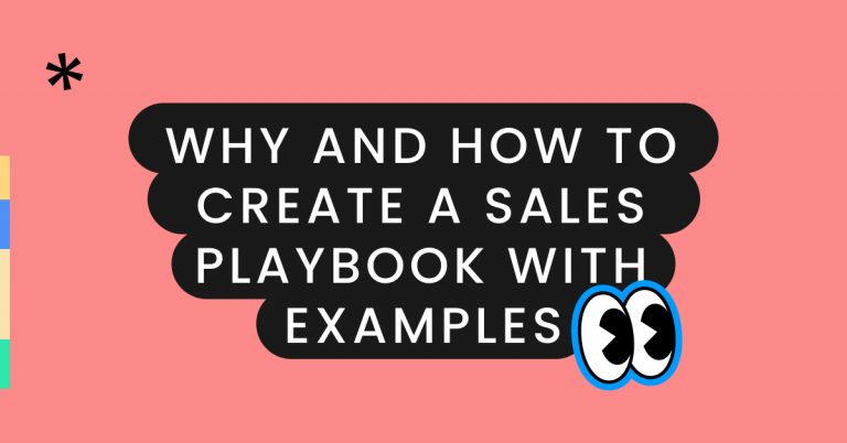 Why and how to create a sales playbook (with examples) - momencio