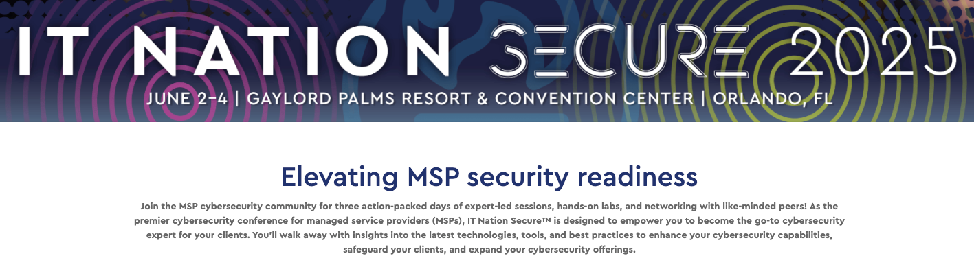 IT Nation Secure 2025 event insights | momencio